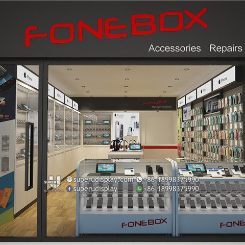 Fone Box 핸드폰 액세서리 & 핸드폰 매장 디자인
